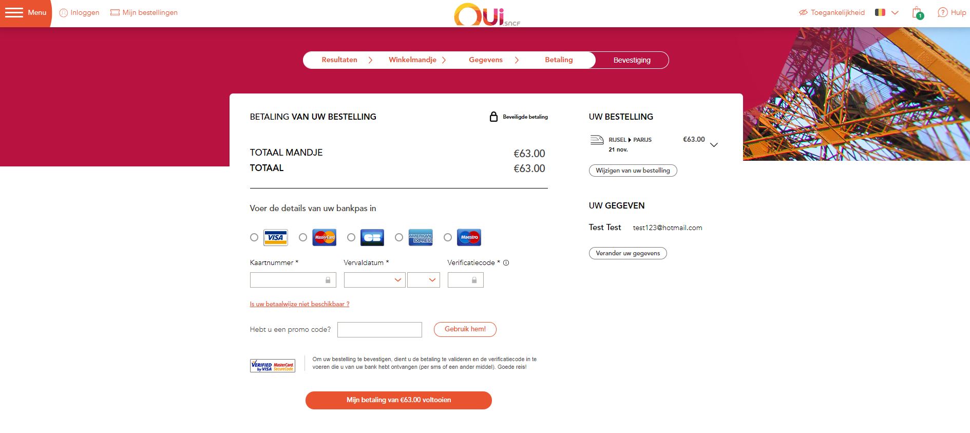 Code promo OUI.sncf : - 30% en décembre 2025 (Belgique)