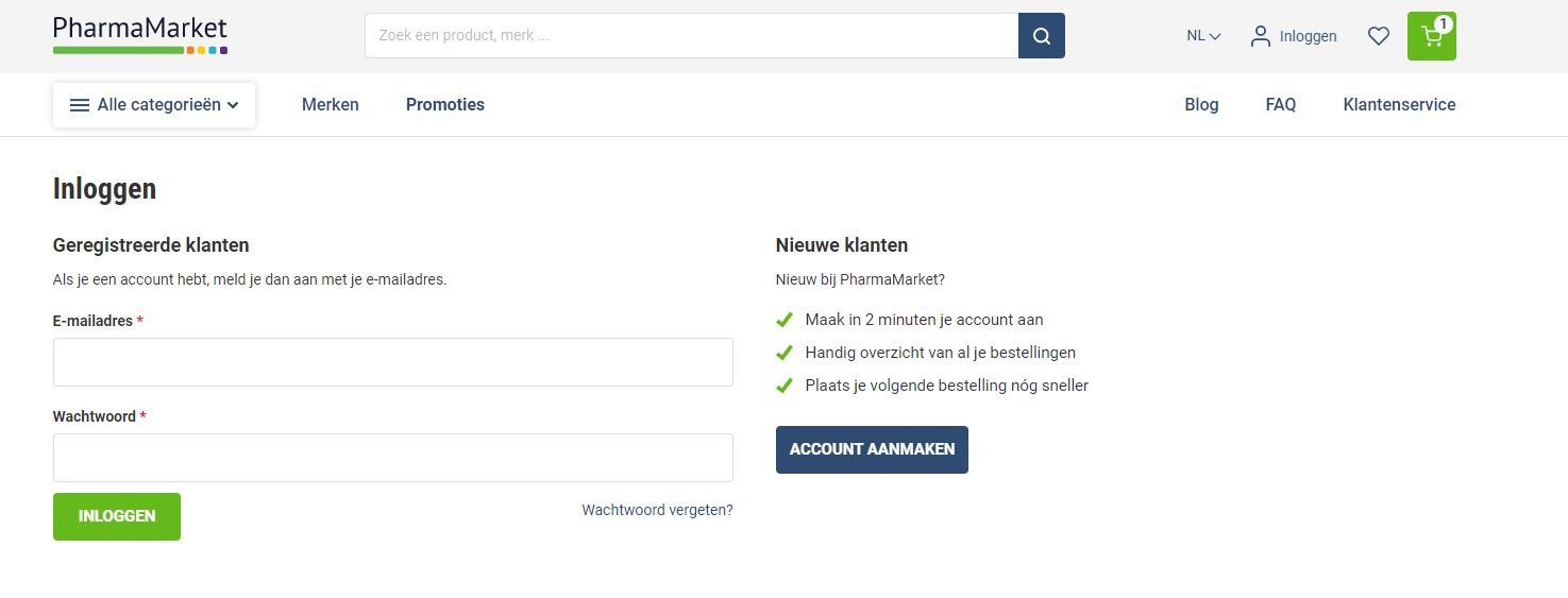 PharmaMarket kortingscode: - 60% korting in januari 2026 (België)