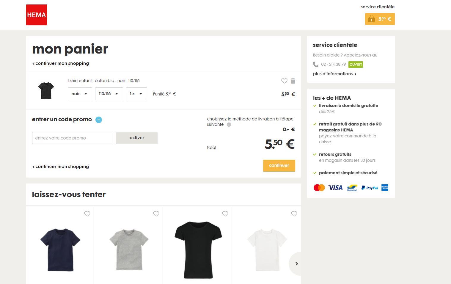 Code promo HEMA : - 10% en janvier 2026 (Belgique)