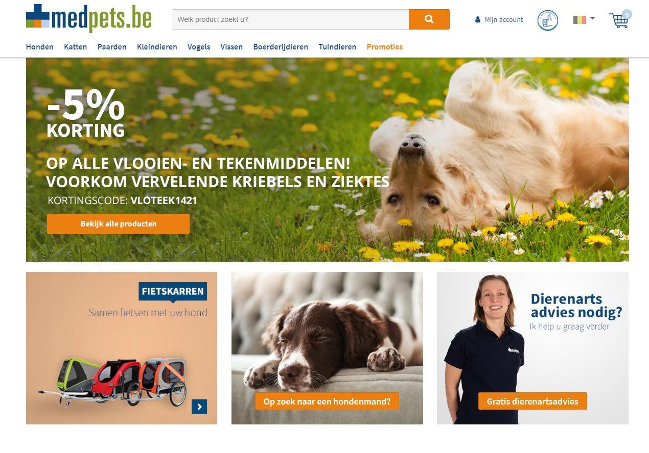 Medpets kortingscode: -€3,95 korting in december 2025 (België)