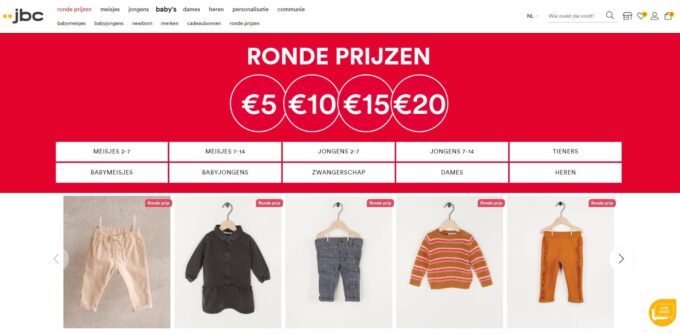 Ontdek het aanbod van de online JBC shop